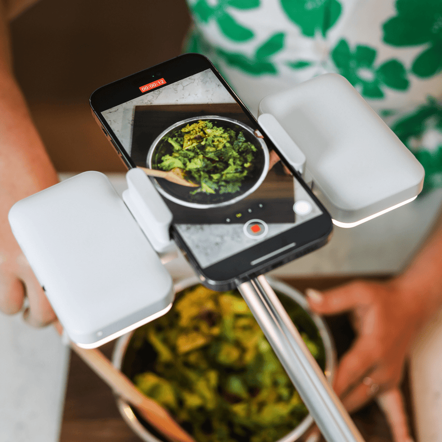 FlexiStand® | Adjustable Phone Stand with Lights for Content Creators ...